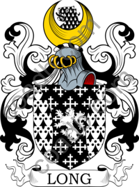 Long Family Crest, Coat of Arms and Name History