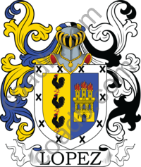 Lopez Family Crest, Coat of Arms and Name History