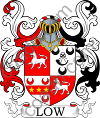 Low Family Crest, Coat of Arms and Name History