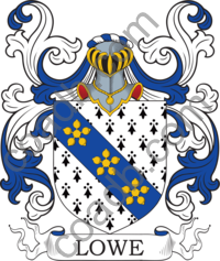 Lowe Family Crest, Coat of Arms and Name History
