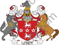 Lowe Family Crest, Coat of Arms and Name History
