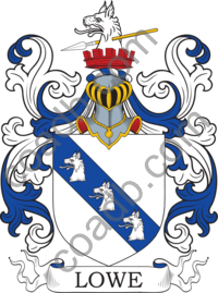 Lowe Family Crest, Coat of Arms and Name History