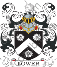 Lower Family Crest, Coat of Arms and Name History
