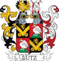 Lutz Family Crest, Coat of Arms and Name History
