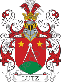 Lutz Family Crest, Coat of Arms and Name History