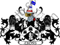 Lyon Family Crest, Coat of Arms and Name History
