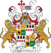 MacDonald Family Crest, Coat of Arms and Name History
