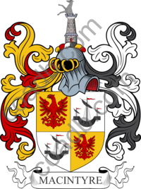 MacIntyre Family Crest, Coat of Arms and Name History
