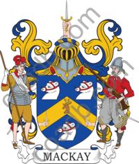 Mackay Family Crest, Coat of Arms and Name History