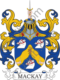 Mackay Family Crest, Coat of Arms and Name History