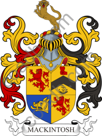Mackintosh Family Crest, Coat of Arms and Name History