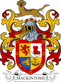 Mackintosh Family Crest, Coat of Arms and Name History
