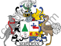 Maclean Family Crest, Coat of Arms and Name History