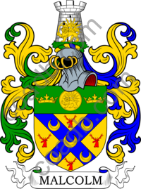 Malcolm Family Crest, Coat of Arms and Name History