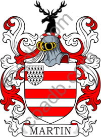 Martin Family Crest, Coat of Arms and Name History