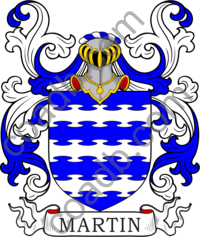 Martin Family Crest, Coat of Arms and Name History