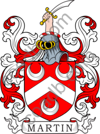 Martin Family Crest, Coat of Arms and Name History