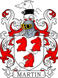 Martin Family Crest, Coat of Arms and Name History