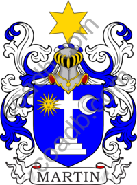 Martin Family Crest, Coat of Arms and Name History