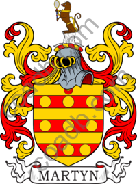 Martin Family Crest, Coat of Arms and Name History