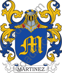 Martinez Family Crest, Coat of Arms and Name History