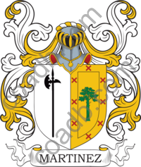 Martinez Family Crest, Coat of Arms and Name History