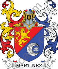 Martinez Family Crest, Coat of Arms and Name History