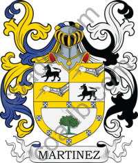 Martinez Family Crest, Coat of Arms and Name History
