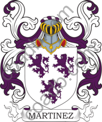 Martinez Family Crest, Coat of Arms and Name History