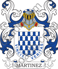 Martinez Family Crest, Coat of Arms and Name History