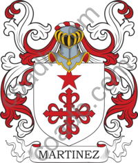 Martinez Family Crest, Coat of Arms and Name History