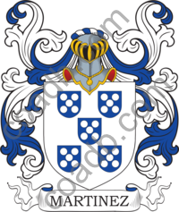 Martinez Family Crest, Coat of Arms and Name History