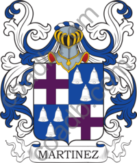 Martinez Family Crest, Coat of Arms and Name History