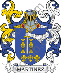 Martinez Family Crest, Coat of Arms and Name History