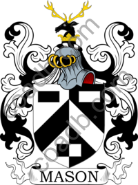 Mason Family Crest, Coat of Arms and Name History