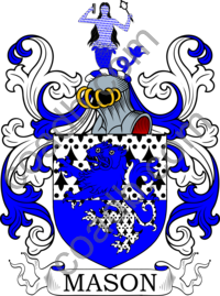 Mason Family Crest, Coat of Arms and Name History