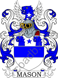 Mason Family Crest, Coat of Arms and Name History