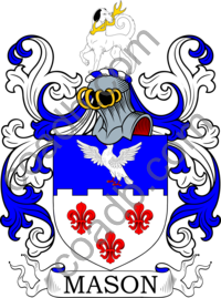 Mason Family Crest, Coat of Arms and Name History