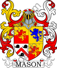 Mason Family Crest, Coat of Arms and Name History