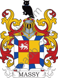 Massey Family Crest, Coat of Arms and Name History