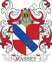 Massey Family Crest, Coat of Arms and Name History