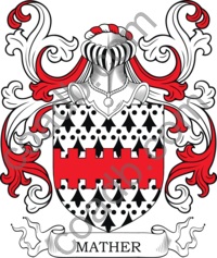 Mather Family Crest, Coat of Arms and Name History