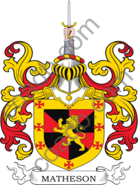 Matheson Family Crest, Coat of Arms and Name History