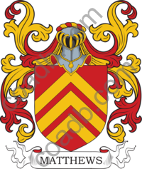 Matthews Family Crest, Coat of Arms and Name History