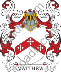 Matthews Family Crest, Coat of Arms and Name History