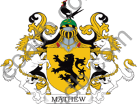 Matthews Family Crest, Coat of Arms and Name History