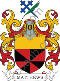 Matthews Family Crest, Coat of Arms and Name History