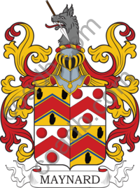 Maynard Family Crest, Coat of Arms and Name History