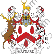Maynard Family Crest, Coat of Arms and Name History