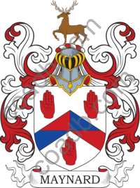 Maynard Family Crest, Coat of Arms and Name History
